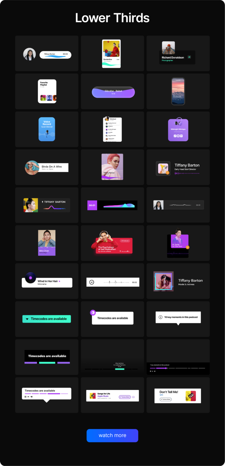 音楽にクールでバリエーション豊かな視覚効果を加える動画制作用ビジュアライザー『Audio Visual Kit』 - studioDoghands
