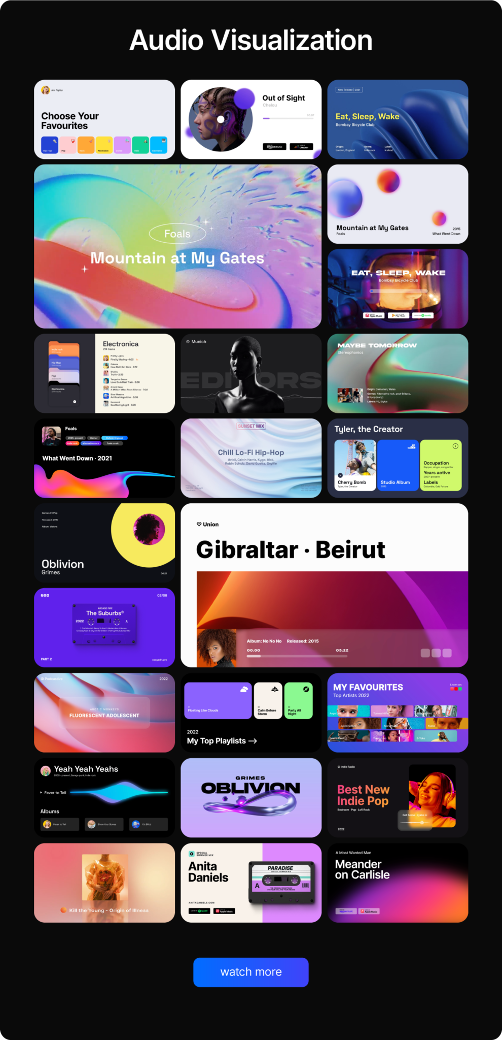 音楽にクールでバリエーション豊かな視覚効果を加える動画制作用ビジュアライザー『Audio Visual Kit』 - studioDoghands