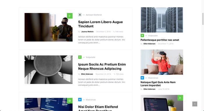 おしゃれな9つのデモサイトを持つシンプルでモダンなWEBマガジンテーマ【Squaretype】 | studioDoghands